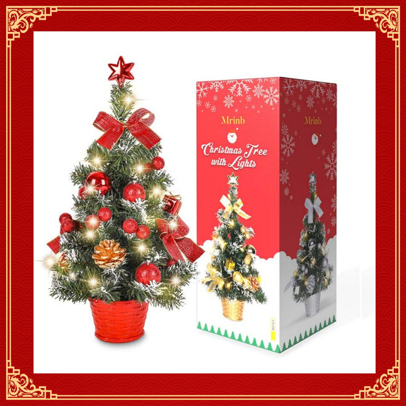 The Holiday Aisle® Led Tabletop Christmas Tree Ornament For Dining Table 17. 7inch/ 45cm Home ...